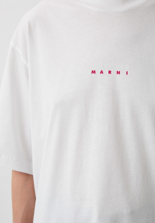 Футболка Marni, цвет: белый, RTLACS758201 — купить в интернет-магазине ...