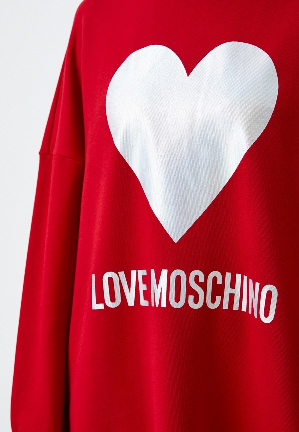Платье Love Moschino, цвет: красный, RTLACS863401 — купить в интернет ...