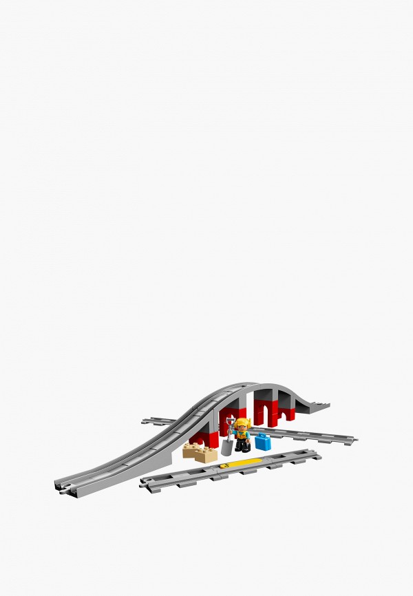 Конструктор DUPLO LEGO "Железнодорожный мост", цвет: мультиколор ...