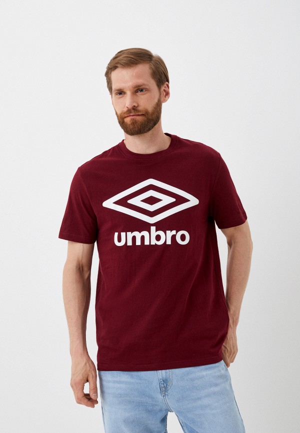 Футболка Umbro, цвет: бордовый, RTLACT329403 — купить в интернет ...