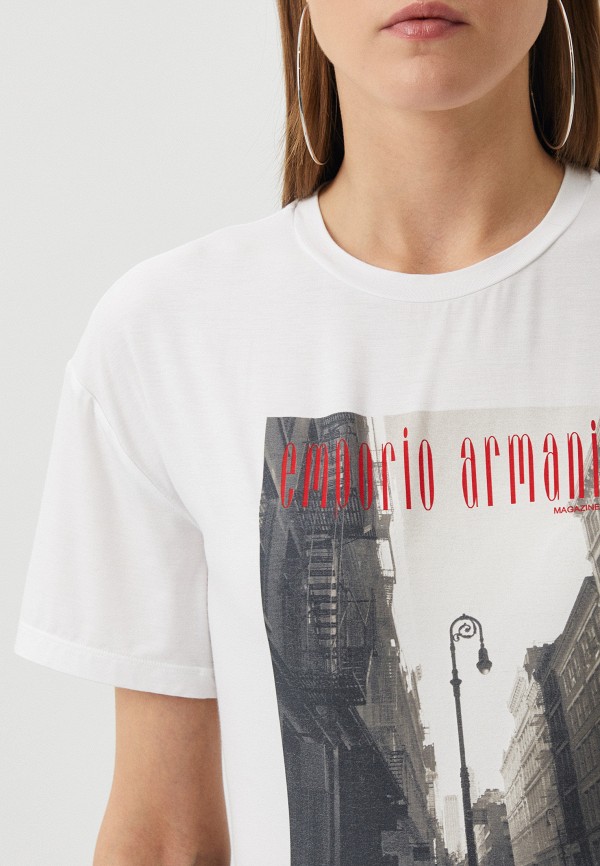 Футболка Emporio Armani, цвет: белый, RTLACT448201 — купить в интернет ...