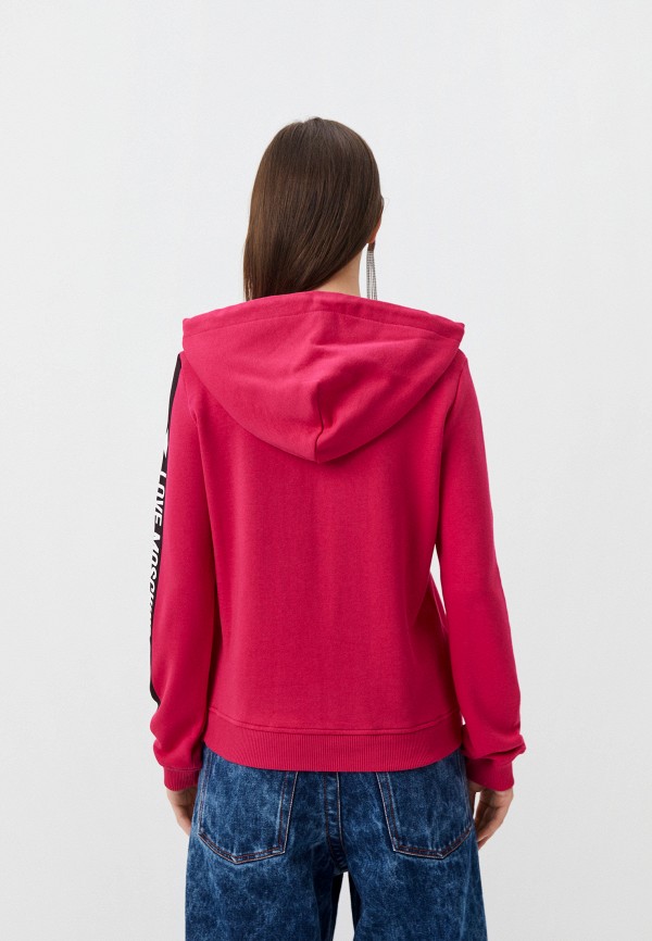 Толстовка Love Moschino, цвет: фуксия, RTLACT650601 — купить в интернет ...