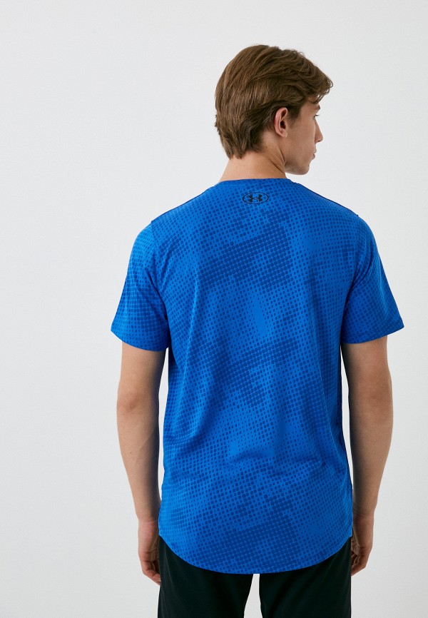 Футболка спортивная Under Armour UA TRAINING VENT JACQ SS, цвет: синий ...