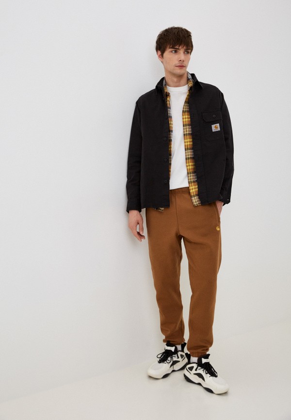 Рубашка джинсовая Carhartt WIP, цвет: черный, RTLACU014801 — купить в ...