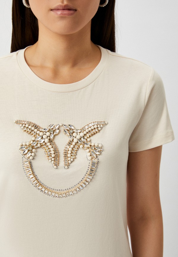 Футболка Pinko, цвет: бежевый, RTLACU065201 — купить в интернет ...
