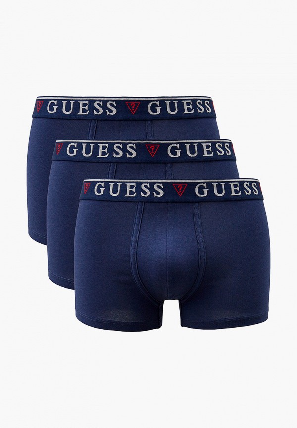Трусы 3 шт. Guess, цвет: синий, RTLACU081801 — купить в интернет ...