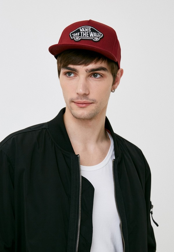 Бейсболка Vans MN CLASSIC PATCH SNA, цвет: бордовый, RTLACU200301 ...