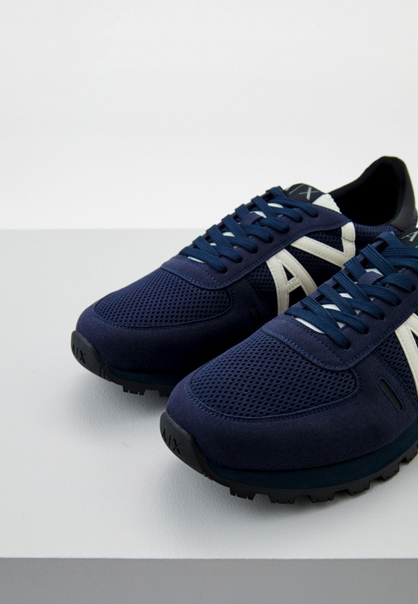 Кроссовки Armani Exchange, цвет: синий, RTLACU281901 — купить в ...