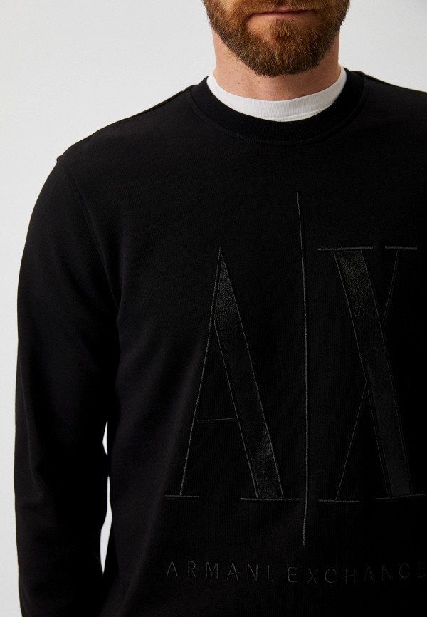 Свитшот Armani Exchange, цвет: черный, RTLACU597601 — купить в интернет ...