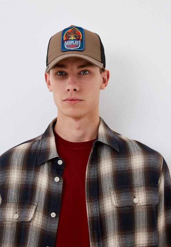 Бейсболка Replay, цвет: коричневый, RTLACU763101 — купить в интернет ...