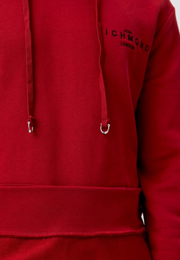 Худи John Richmond, цвет: бордовый, RTLACV126301 — купить в интернет ...
