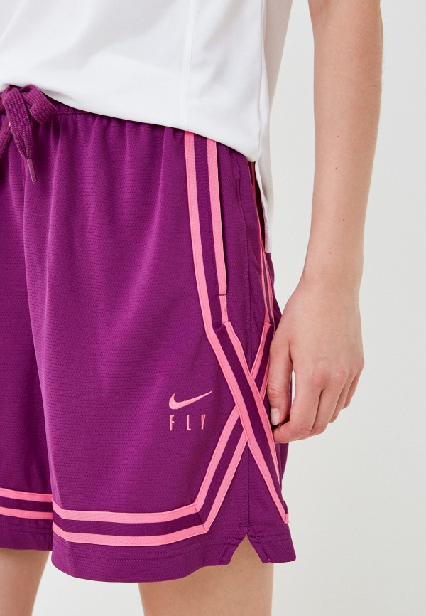 Шорты спортивные Nike W Nk Fly Crossover Short M2z цвет фиолетовый