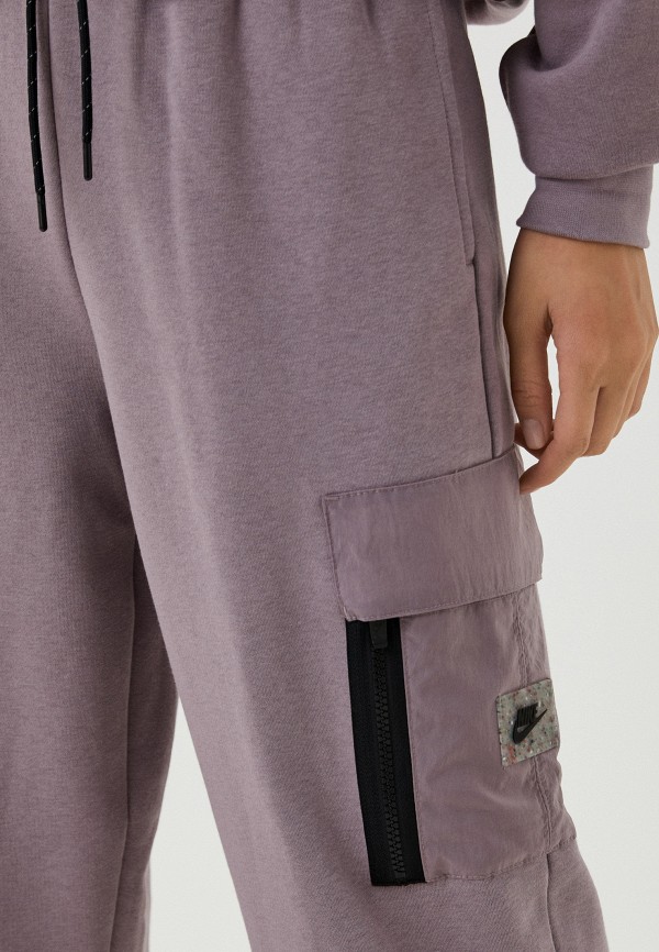 Брюки спортивные Nike W Nsw Cargo Flc Pant Su цвет фиолетовый