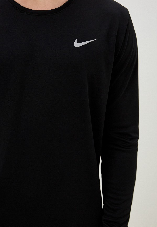 Лонгслив спортивный Nike M NK DF UV MILER TOP LS, цвет: черный ...