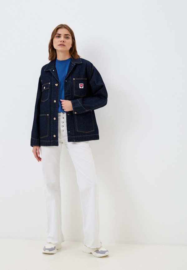Куртка джинсовая Carhartt WIP NASH JACKET, цвет: синий, RTLACW409901 ...