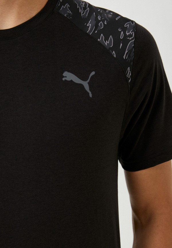 Футболка спортивная PUMA TRAIN CONCEPT AOP TEE, цвет: черный ...