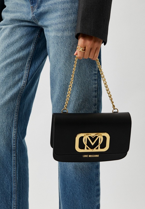 Сумка Love Moschino, цвет: черный, RTLACX243501 — купить в интернет ...