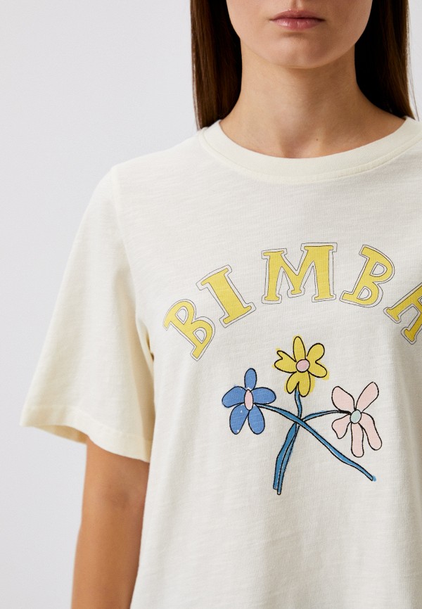 Футболка Bimba Y Lola, цвет: бежевый, RTLACX842601 — купить в интернет ...