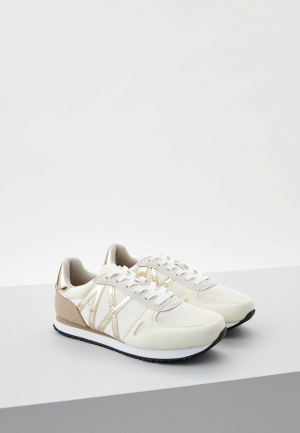 Кроссовки Armani Exchange, цвет: бежевый, RTLACY096201 — купить в ...