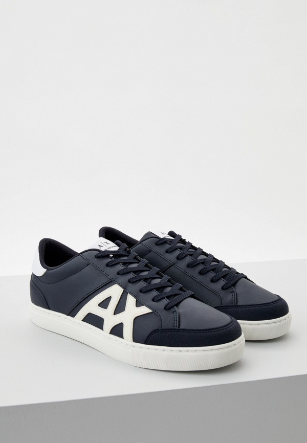 Кеды Armani Exchange, цвет: синий, RTLACY097501 — купить в интернет ...