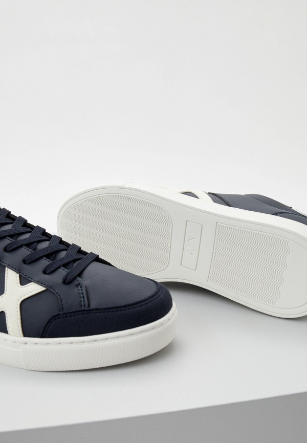 Кеды Armani Exchange, цвет: синий, RTLACY097501 — купить в интернет ...