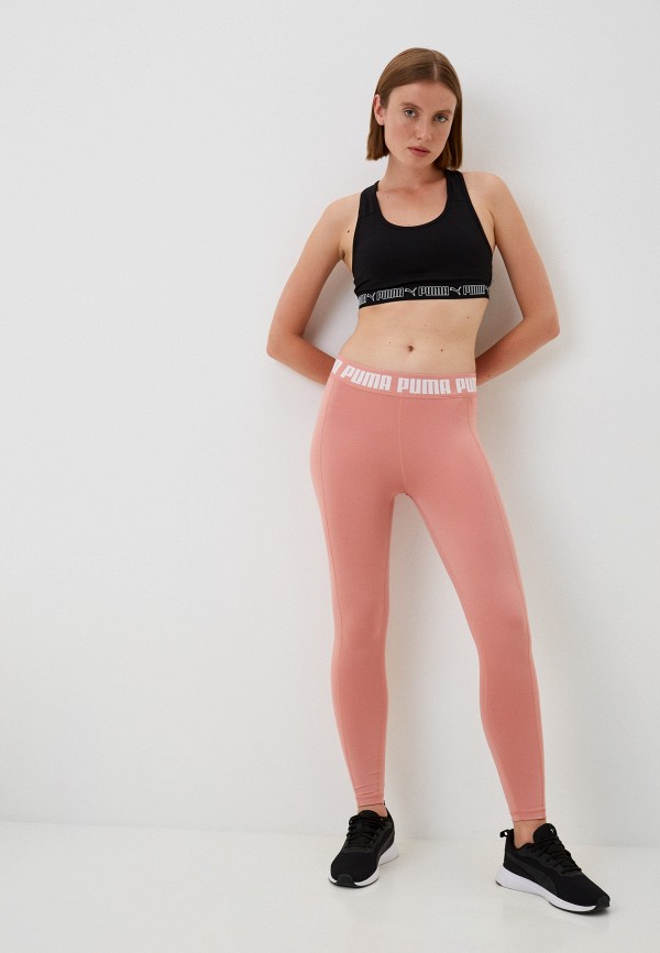 Тайтсы PUMA Train PUMA STRONG HW Tight, цвет: розовый, RTLACY133101 ...