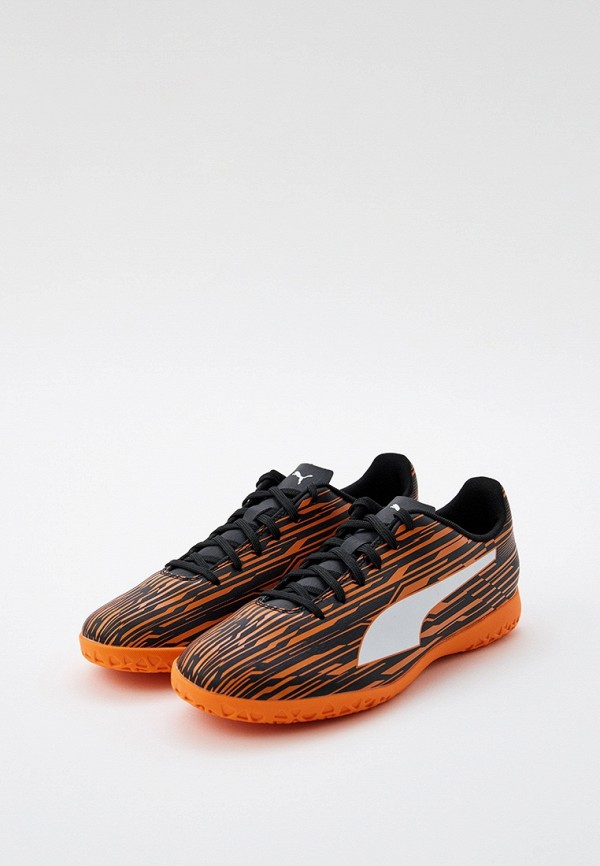 Бутсы зальные PUMA Rapido III IT, цвет: оранжевый, RTLACZ023601 ...