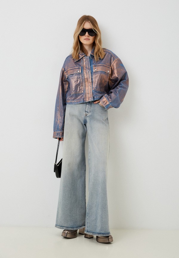 Куртка джинсовая Calvin Klein Jeans, цвет: голубой, RTLACZ783601 ...