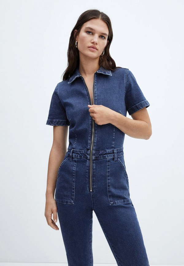 Комбинезон джинсовый Mango IGGY, цвет: синий, RTLACZ938701 — купить в ...