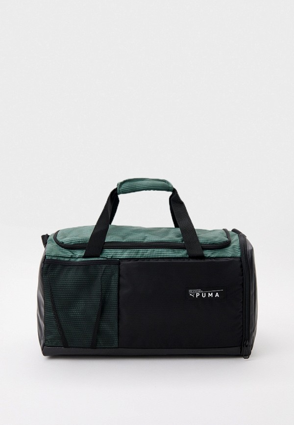 Сумка спортивная PUMA Training Sportsbag M PUMA Black-Eucalypt, цвет ...