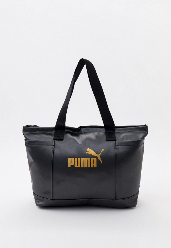 Сумка спортивная PUMA Core Up Large Shopper PUMA Black, цвет: черный ...