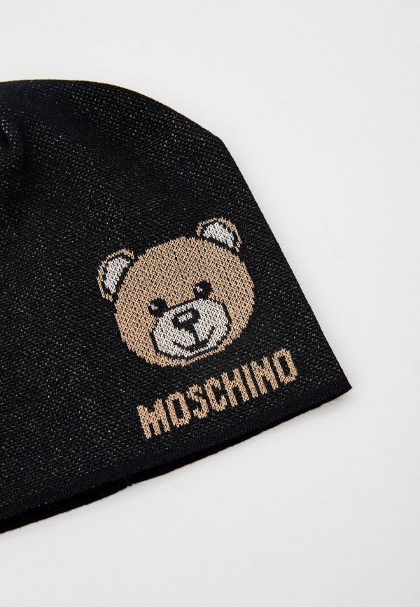 Шапка Moschino, цвет: черный, RTLADA692201 — купить в интернет-магазине ...