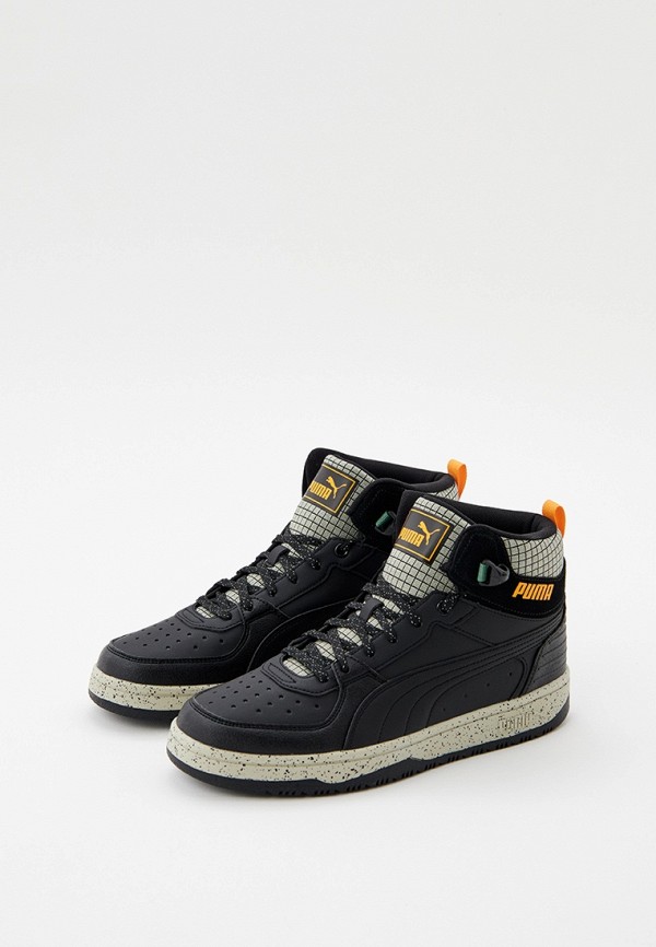 Кеды PUMA Rebound Rugged Open Road Puma Black-Puma, цвет: черный ...