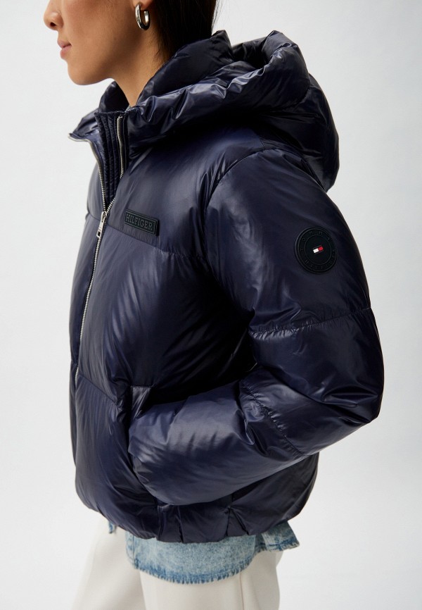 Пуховик Tommy Hilfiger, цвет: синий, RTLADA934701 — купить в интернет ...