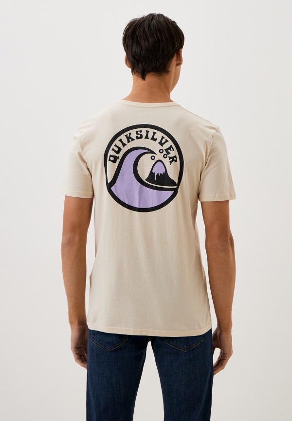 Футболка Quiksilver SSSCREENTEE2 TEES WDW0, цвет: бежевый, RTLADB349201 ...
