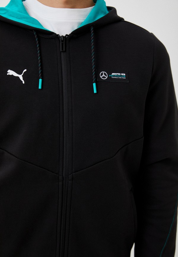 Толстовка PUMA MAPF1 Hooded Sweat Jacket PUMA Black, цвет: черный ...