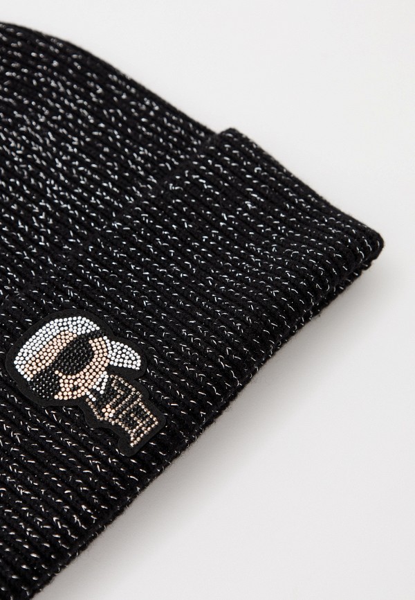 Шапка Karl Lagerfeld, цвет: черный, RTLADC097701 — купить в интернет ...