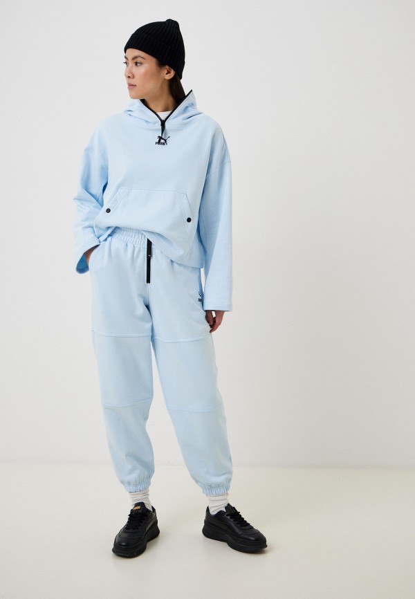 Брюки спортивные PUMA DARE TO Sweatpants TR Icy Blue, цвет: голубой ...