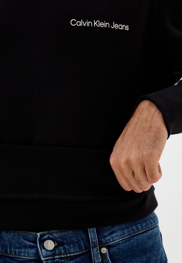 Свитшот Calvin Klein Jeans, цвет: черный, RTLADC690201 — купить в ...