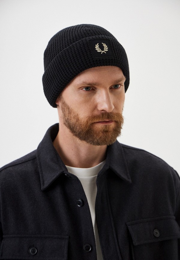 Шапка Fred Perry, цвет: черный, RTLADC726601 — купить в интернет ...
