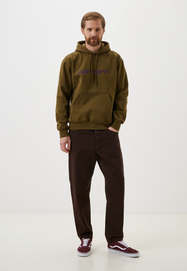Худи Carhartt WIP, цвет: хаки, RTLADC735801 — купить в интернет ...