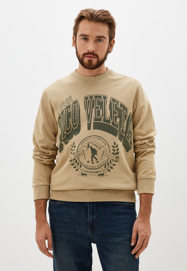 Свитшот Springfield, цвет: бежевый, RTLADD231201 — купить в интернет ...