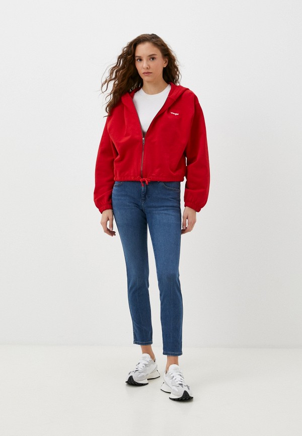 Толстовка Wrangler, цвет: красный, RTLADD536001 — купить в интернет ...