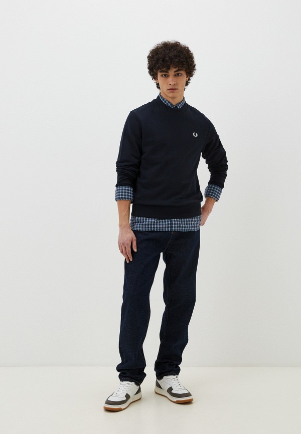 Свитшот Fred Perry, цвет: синий, RTLADV478901 — купить в интернет ...