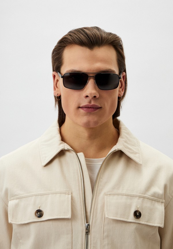 Очки солнцезащитные Boss BOSS 1580/S O6W, цвет: серый, RTLADE016401 ...