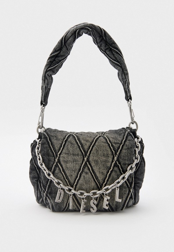 Сумка Diesel CHARM-D SHOULDER S, цвет: серый, RTLADE261401 — купить в ...