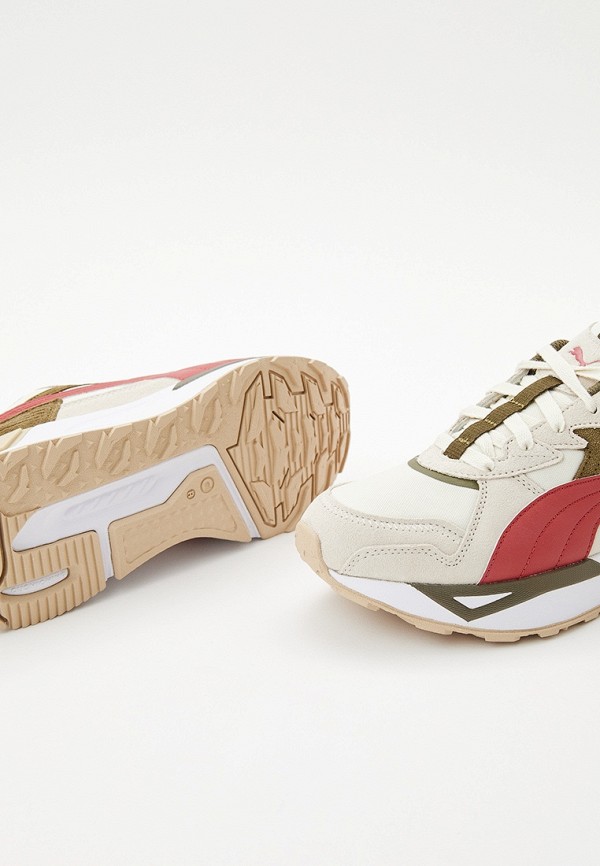 Кроссовки PUMA Mirage Sport Asphalt Remix Alpine Snow-A, цвет: бежевый ...