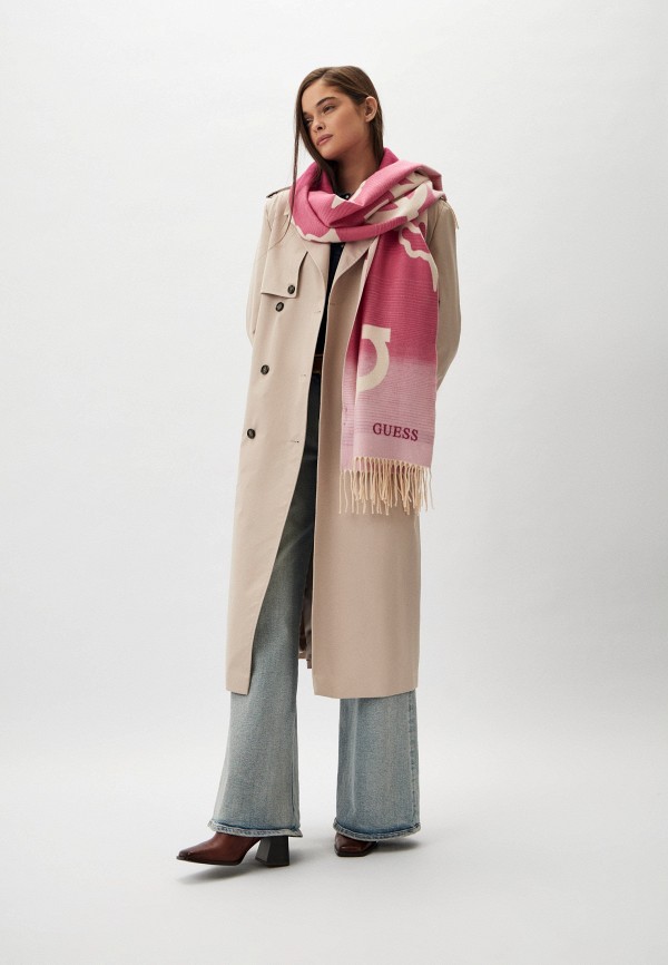 Палантин Guess, цвет: розовый, RTLADE599501 — купить в интернет ...