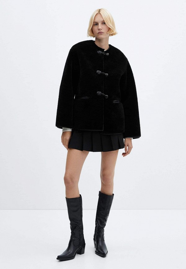 Шуба Mango BETHOVEN, цвет: черный, RTLADE861601 — купить в интернет ...