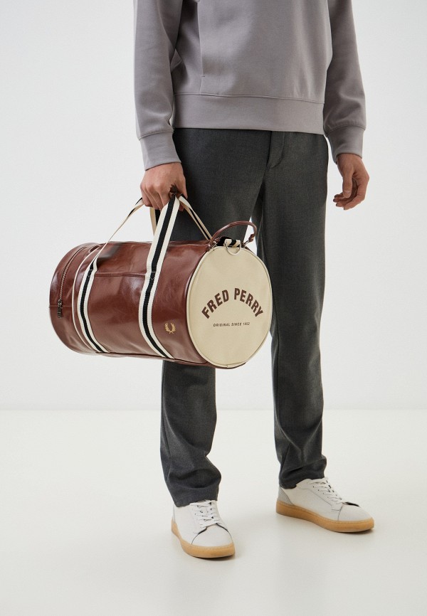 Сумка спортивная Fred Perry CLASSIC BARREL BAG, цвет: коричневый ...
